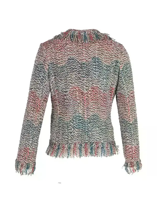 Missoni Knitted Fringed Jwool Acket