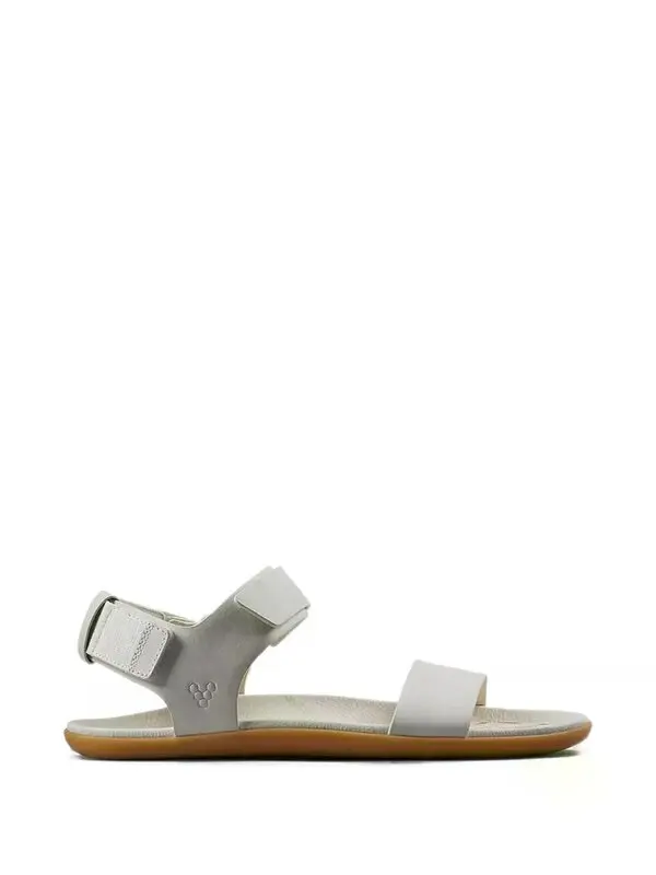 VIVOBAREFOOT Touch-strap Leather Sandals - Grey