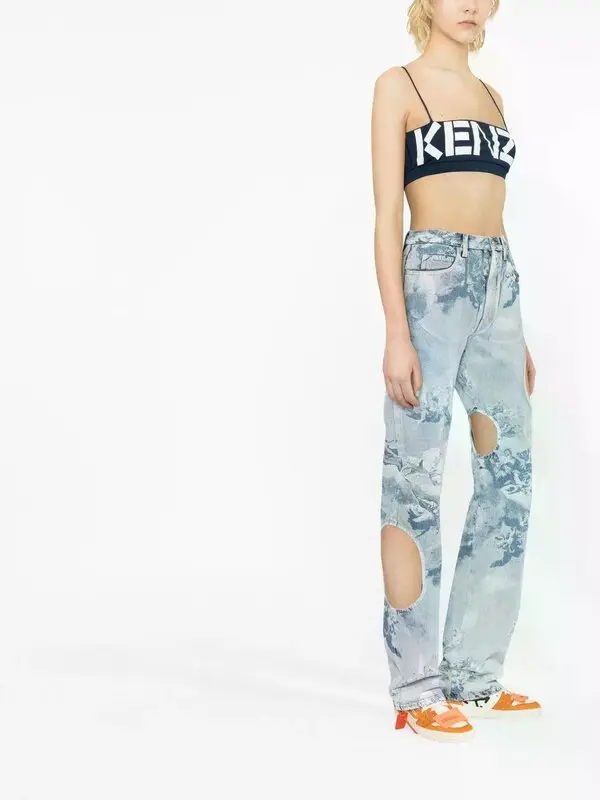 Kenzo Logo Bralette Top