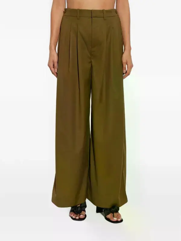 GESTUZ Gzolivia Pleated Wide Leg Trousers