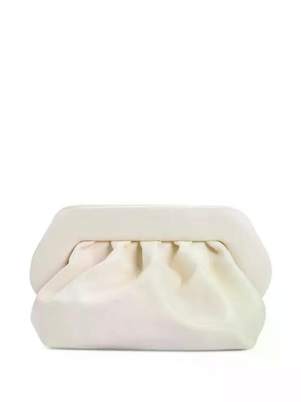 THEMOIRE Medium Bios Vegan Draped Clutch Bag