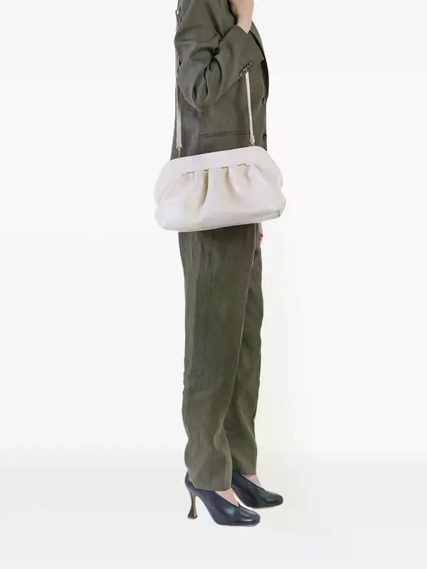THEMOIRE Medium Bios Vegan Draped Clutch Bag