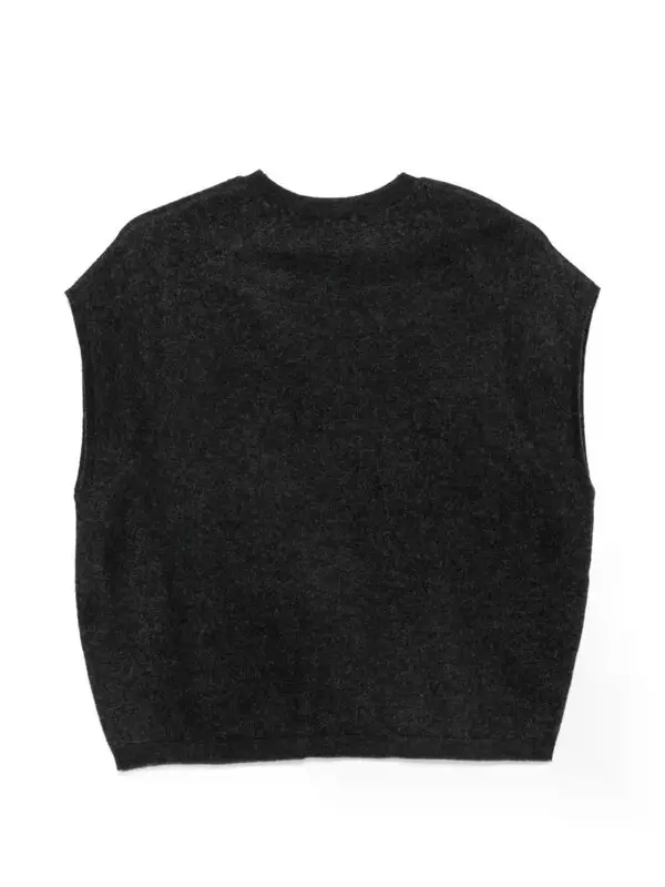 SEMICOUTURE Crew-neck Sleeveless Vest