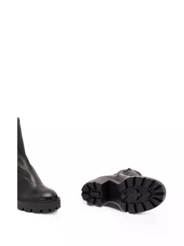 Prada Logo-plaque Platform Ankle Boots