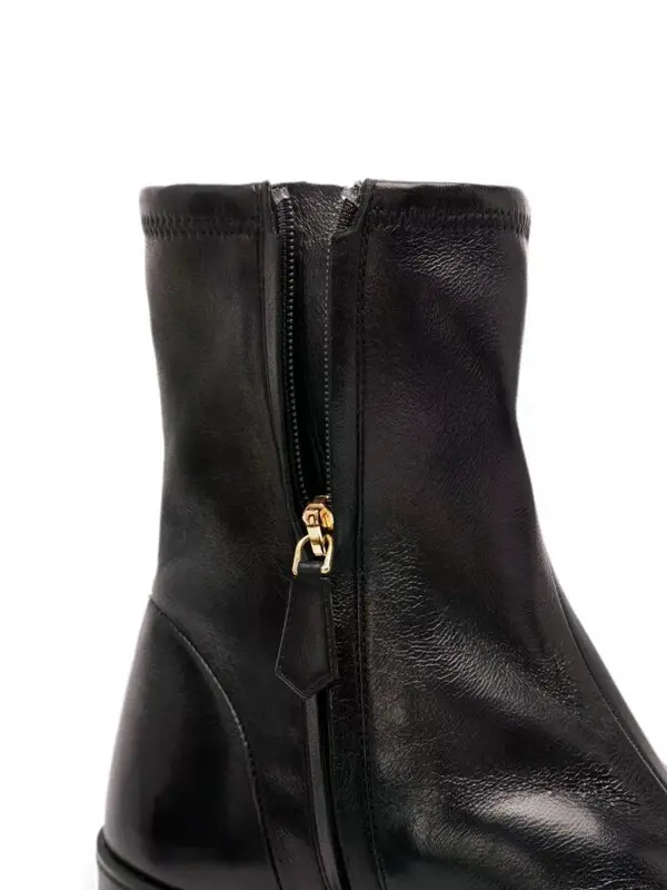 Prada Logo-plaque Platform Ankle Boots