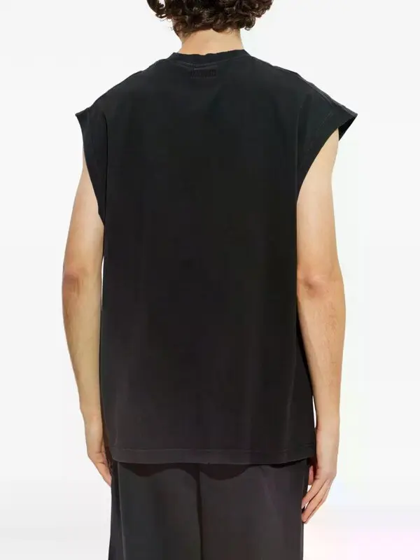 Vetements Graphic-print Sleeveless T-shirt