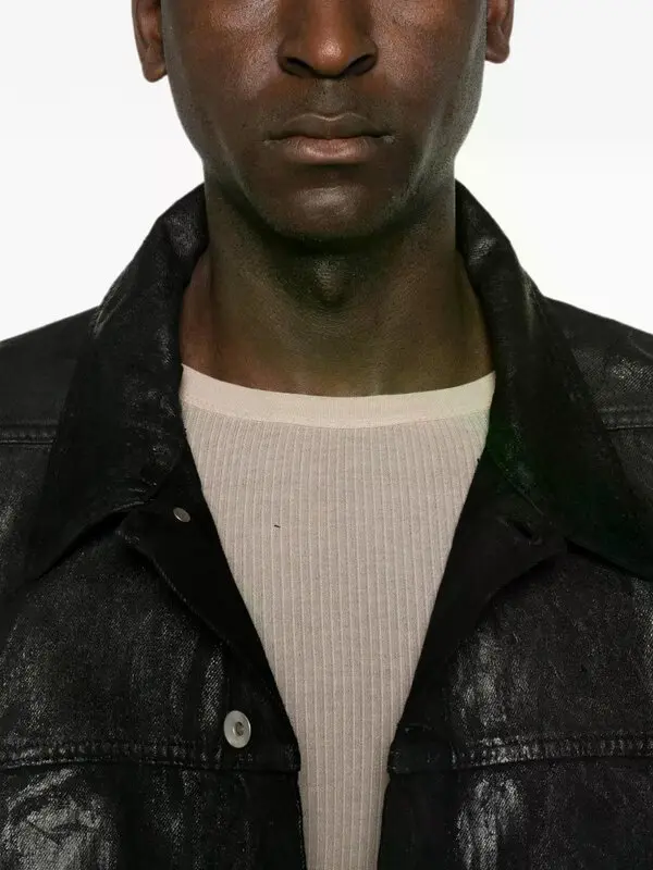 Rick Owens Coated Denim Jacket
