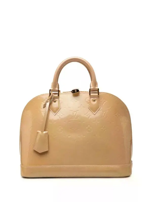 LOUIS VUITTON 2010 Monogram Vernis Alma Pm Handbag - Neutrals
