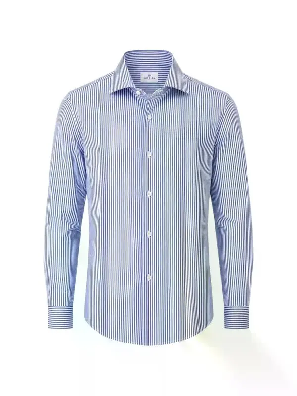 SONRISA Vertical-stripe Long-sleeve Shirt