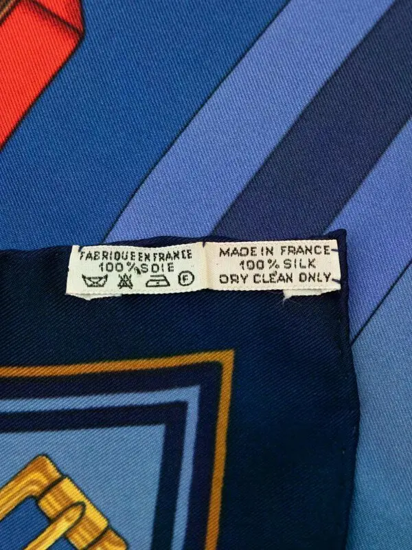 Hermès 2000-2026 Les Sangles Silk Scarf 90 Scarves