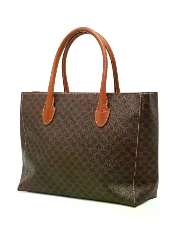 Celine Macadam Coated Canvas Tote Bag