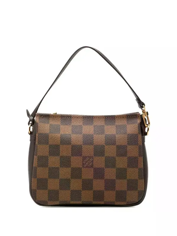 LOUIS VUITTON 1999 Damier Ebene Trousses Pochette Handheld Bag