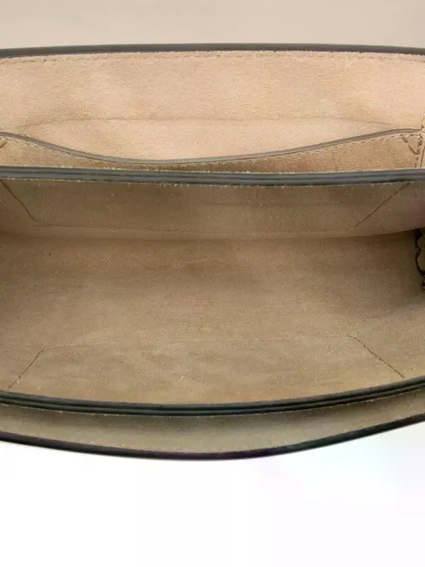 Chloé Faye Small Suede And Calfskin Crossbody Bag - Brown