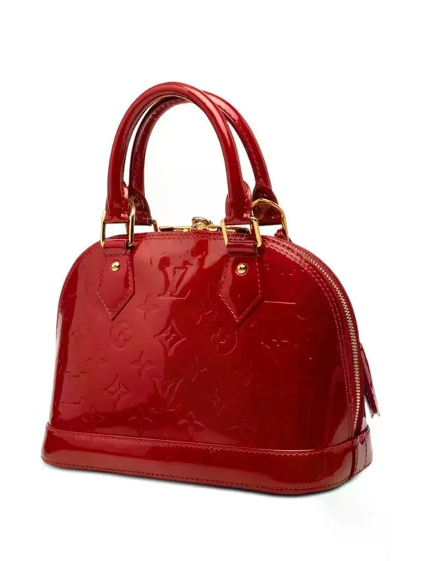 LOUIS VUITTON 2012 Monogram Vernis Alma Bb Satchel