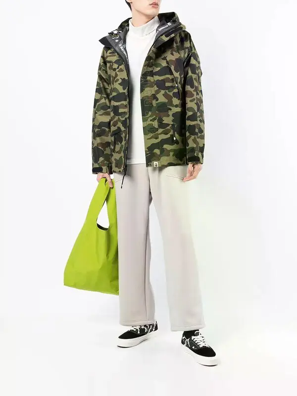 A BATHING APE Camouflage-print Zip-up Jacket
