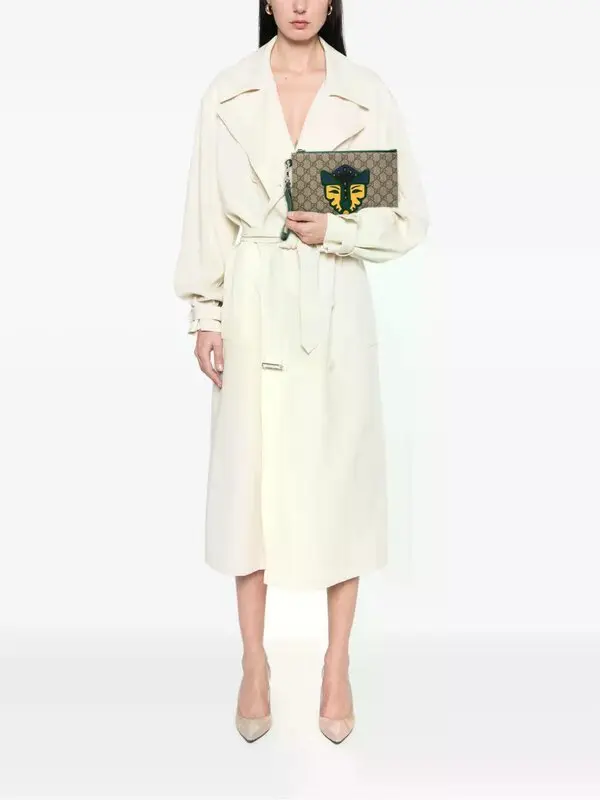 Gucci 2000-2015 Gg Supreme Fox Clutch Bag