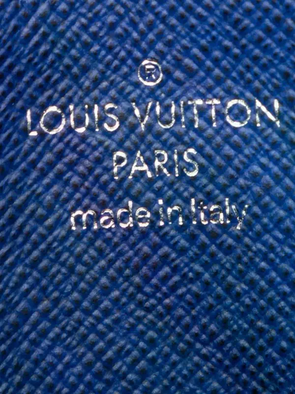 LOUIS VUITTON 2000 Monogram Taigarama Coin Card Holder