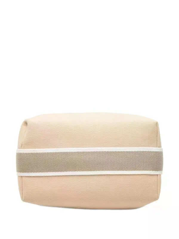 Hermès 2020-2026 Small Toile Bride A Brac Case Vanity Bag - Neutrals