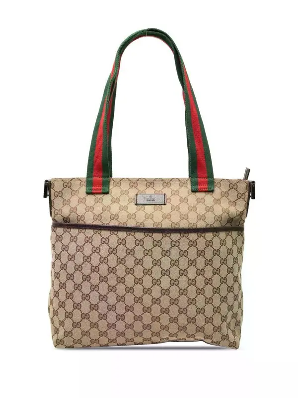 Gucci 2000-2015 Gg Canvas Web Satchel