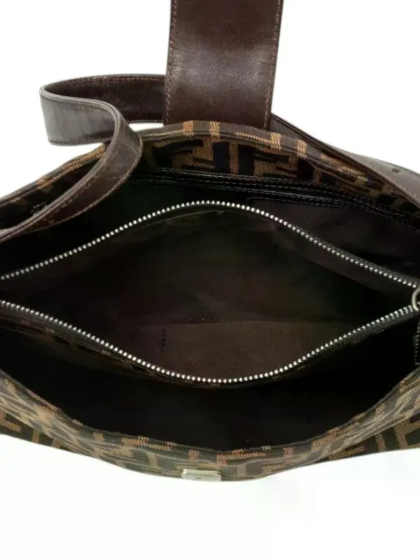 Fendi Zucca Canvas Shoulder Bag