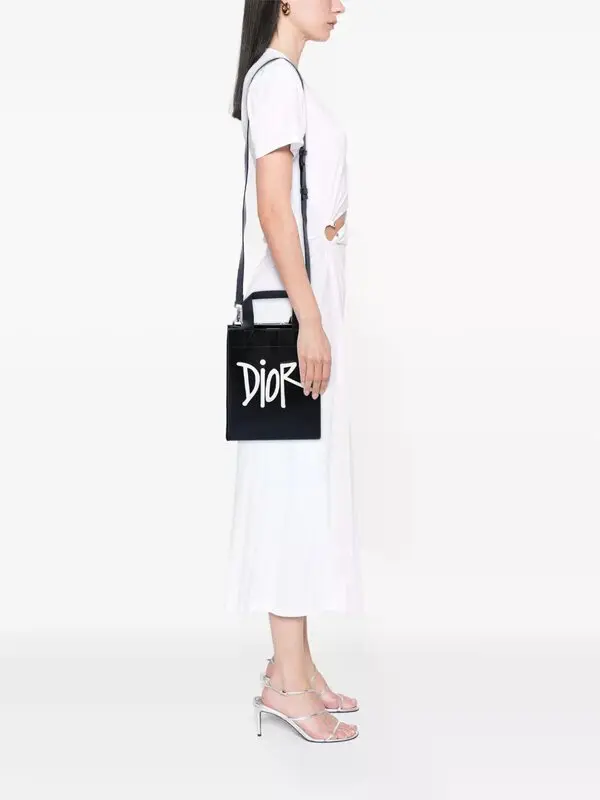 Dior Leather Tote Satchel