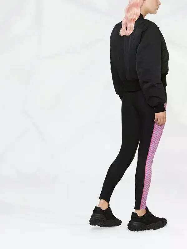 Versace La Greca High-waisted Leggings