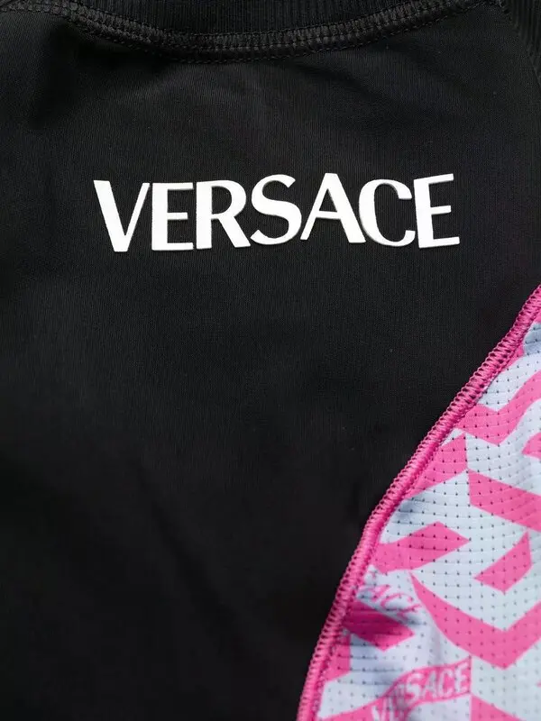 Versace La Greca High-waisted Leggings