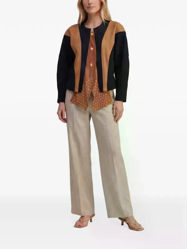 Thierry Mugler Studded Panelled Jacket