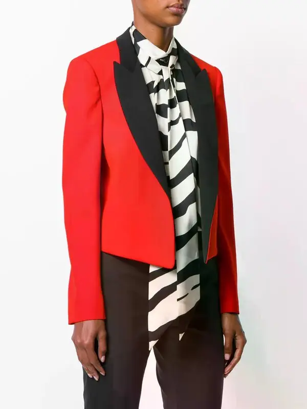 LANVIN Contrast Lapel Jacket