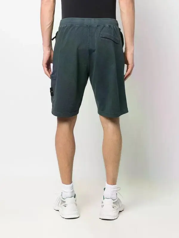 Stone Island Logo-patch Knee-length Shorts