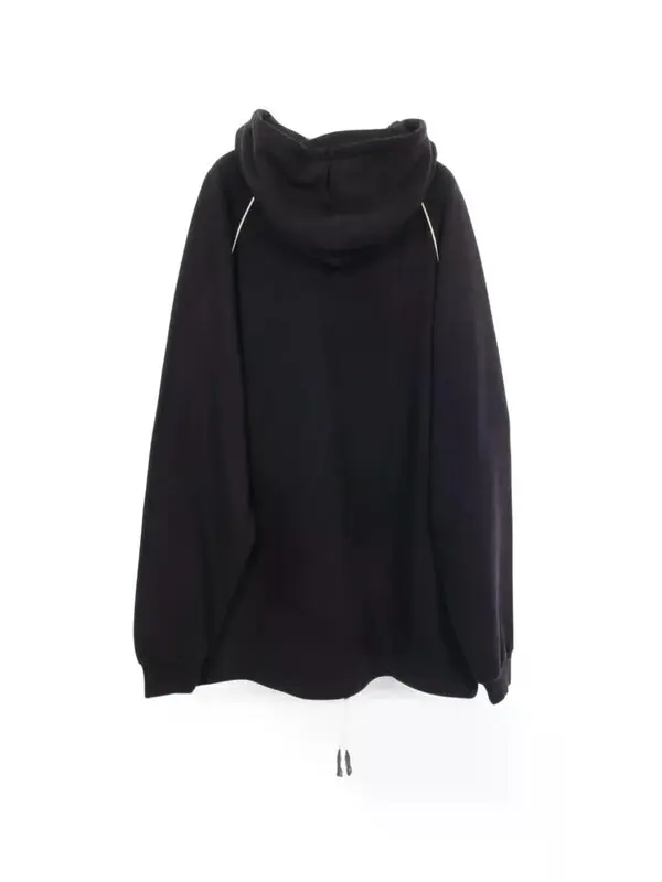 Gucci Cotton Web Stripe Half-zip Hoodie