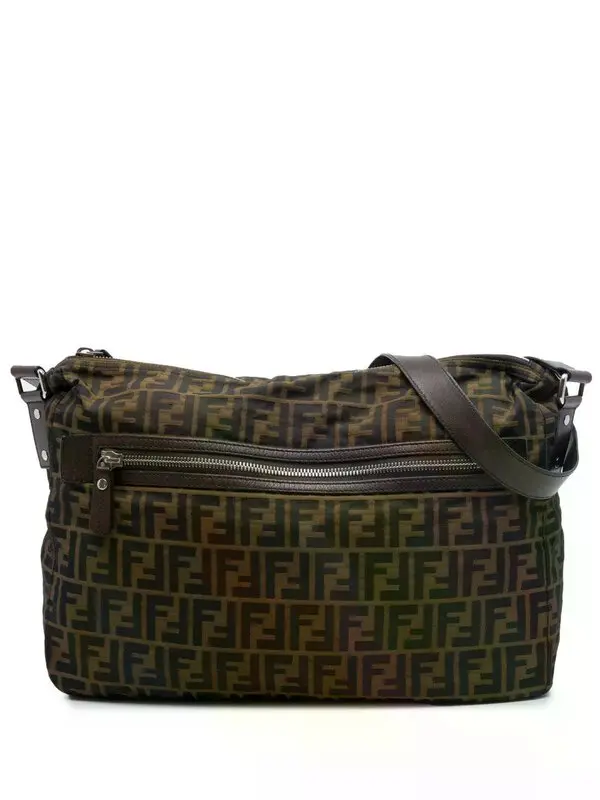 Fendi 2010-2026 Zucca Canvas Crossbody Bag - Brown