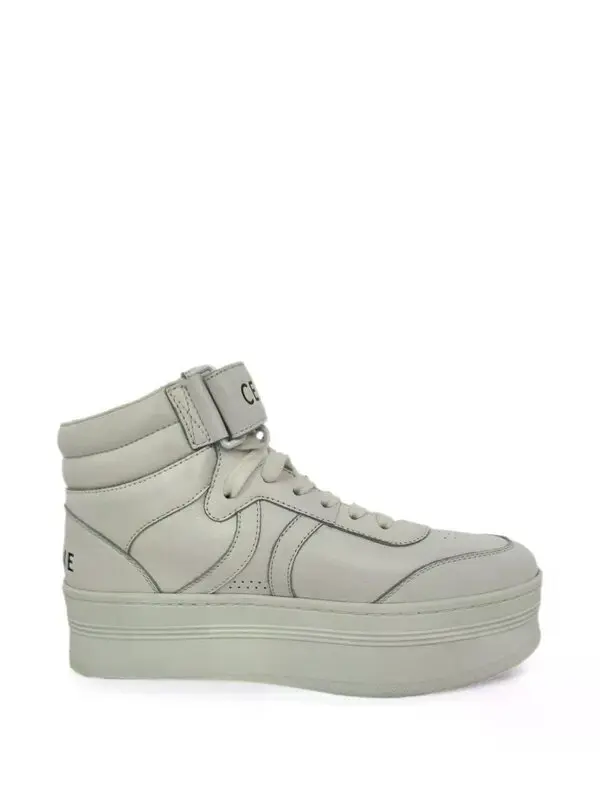 Celine Touch-strap Lace-up Sneakers - Neutrals