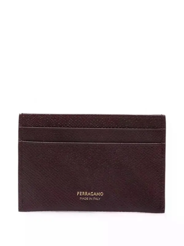 FERRAGAMO Gancini-plaque Card Holder
