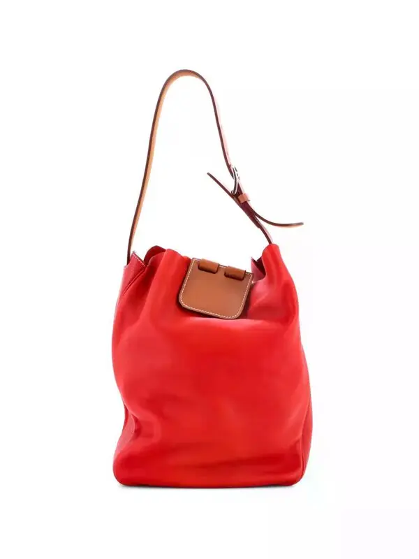 Hermès Virevolte Bag Swift With Clemence 24 Hobo Bag - Red