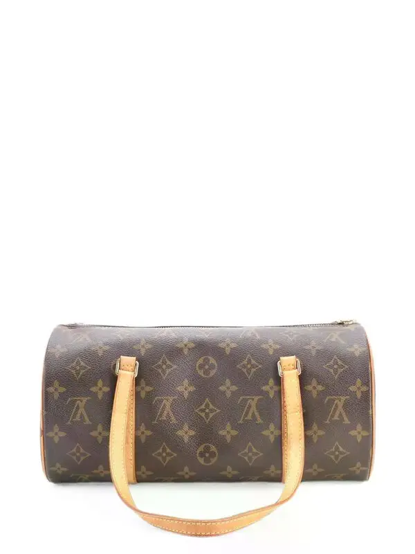 LOUIS VUITTON Papillon Handbag Monogram Canvas 30 Shoulder Bag - Brown