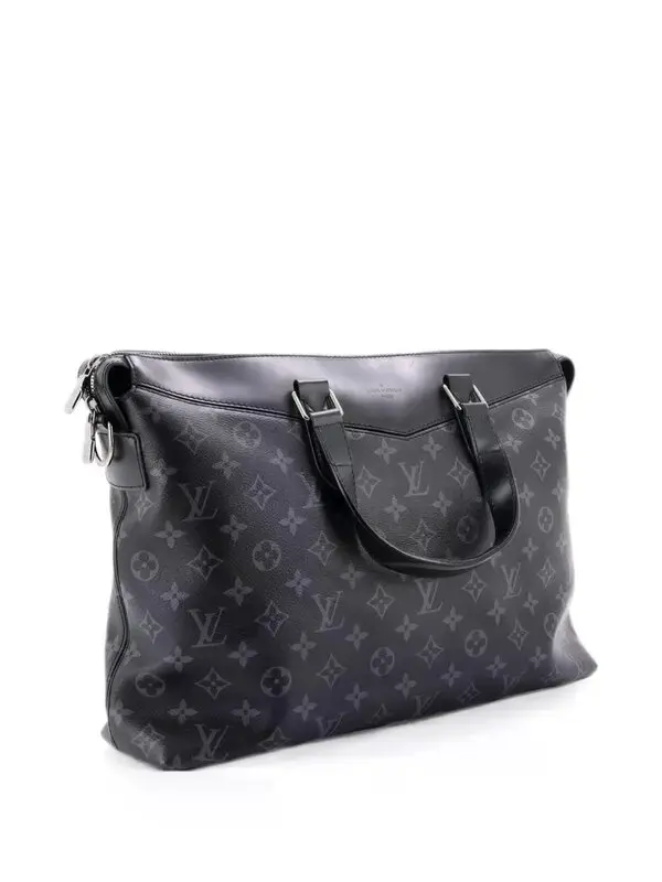 LOUIS VUITTON Explorer Briefcase Monogram Eclipse Canvas Business Bag