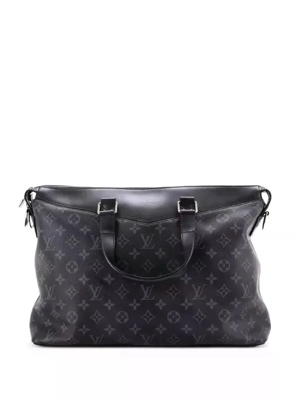 LOUIS VUITTON Explorer Briefcase Monogram Eclipse Canvas Business Bag - Black