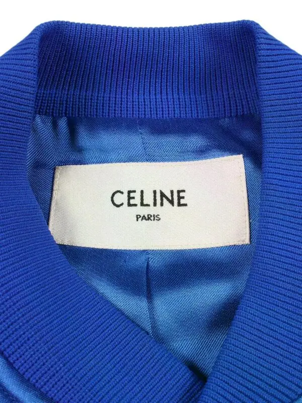 Celine Teddy Logo-print Bomber Jacket