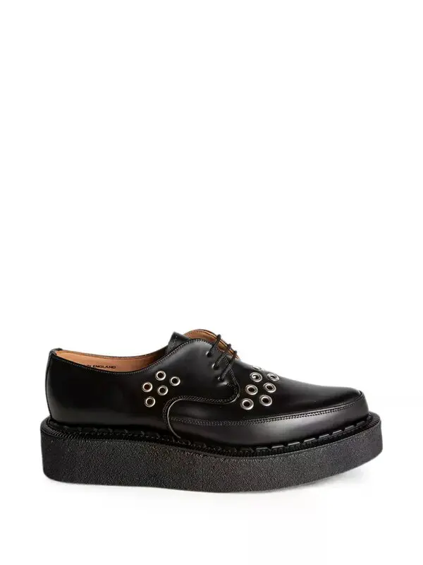 Comme Des Garçons X George Cox Diano Eyelet-embellished Creeper Shoes - Black