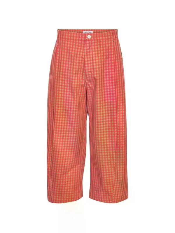 Henrik Vibskov Open Dart Checked Trousers