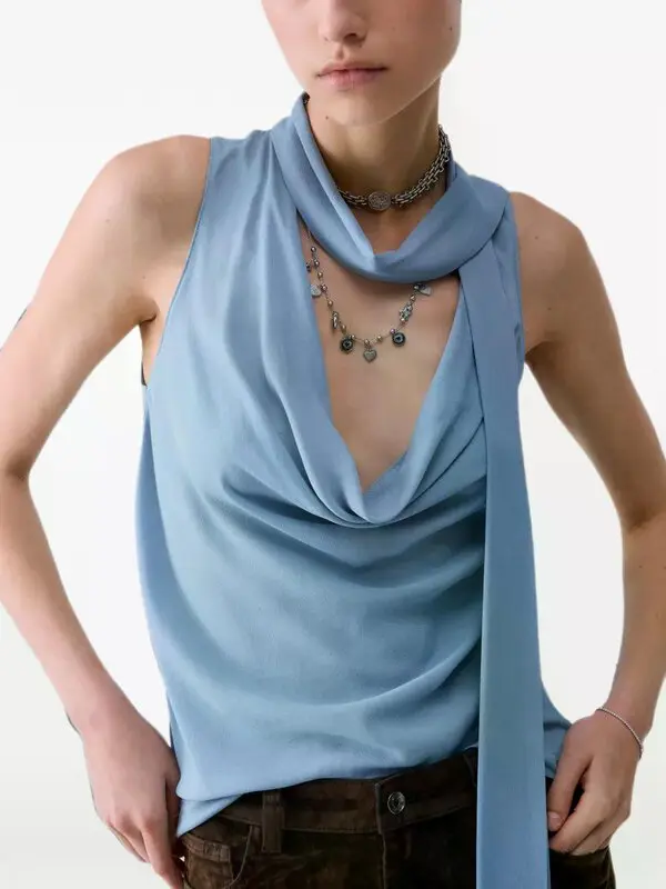 Liu Jo Top With Scarf