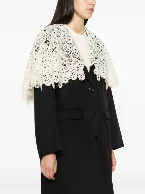 Sea Alina Lace-collar Coat