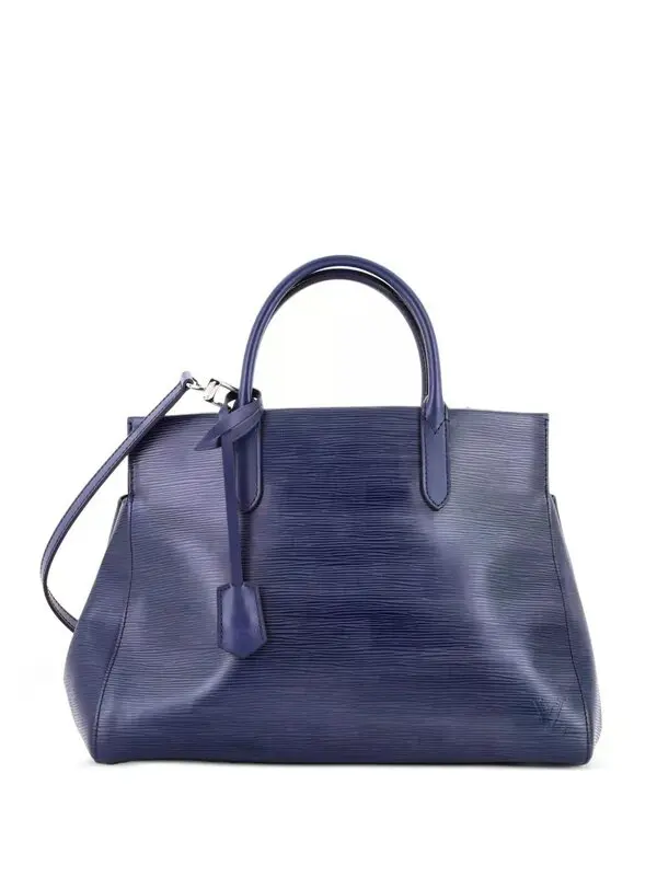 LOUIS VUITTON Epi Leather Mm Satchel - Blue