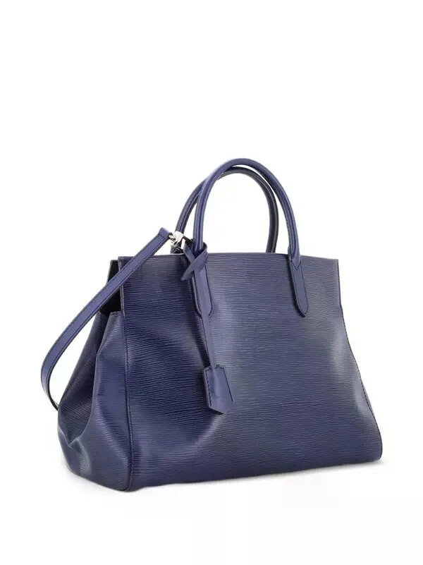 LOUIS VUITTON Epi Leather Mm Satchel - Blue