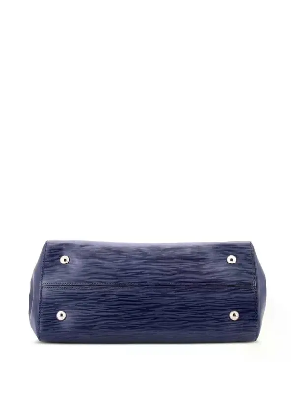 LOUIS VUITTON Epi Leather Mm Satchel - Blue