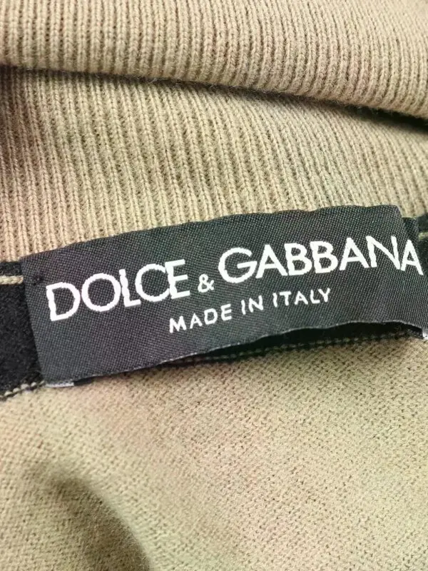 Dolce & Gabbana 2010s Striped Roll-neck Sweater