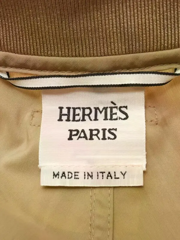 Hermès 2020's Serie Button Nylon Coat