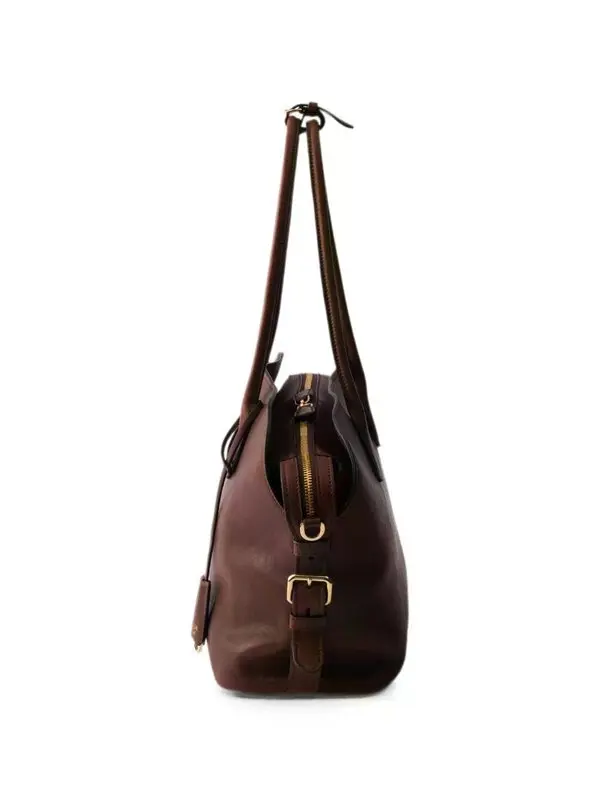 Prada Large Signet Leather Tote Bag