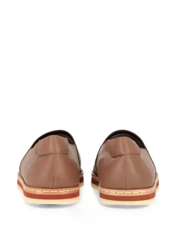 TOD'S Leather Slip-on Loafers